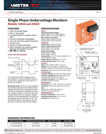 Voltage and Current Monitors | Industrial Control Systems | Ametek NCC